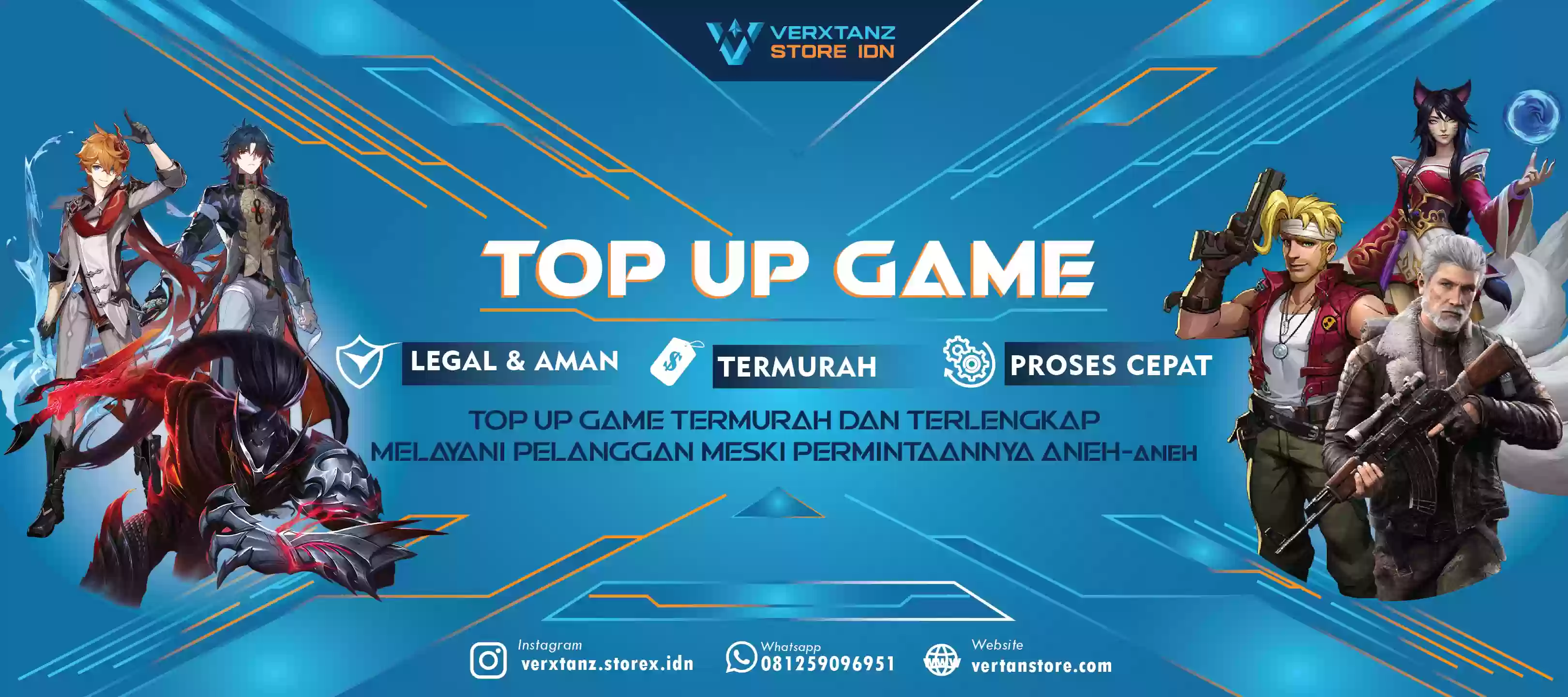 Topup game terpercaya - Vertan Store